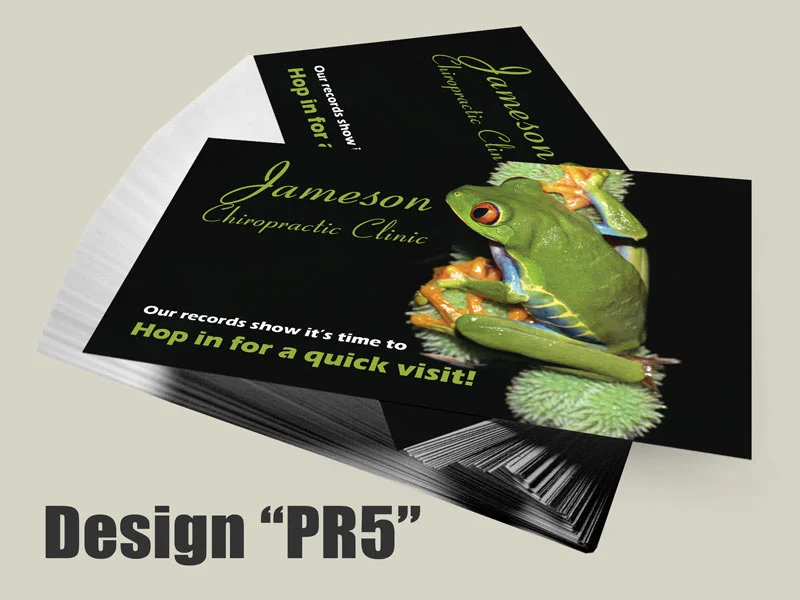 Stunning Chiropractic Recall Postcards-Custom- $99.95 / 500