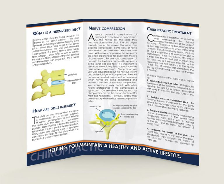 Awesome Chiropractic Brochures -Disc -$11.95/50 Brochures