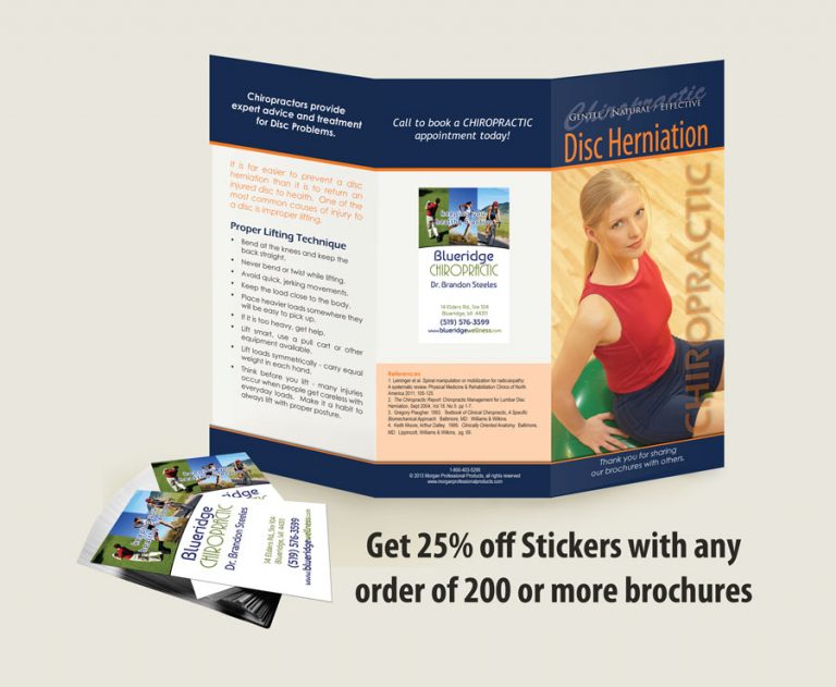 Awesome Chiropractic Brochures -Disc -$11.95/50 Brochures
