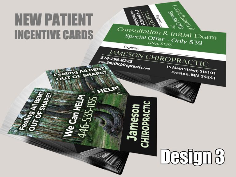 New Patient Incentive Card Design 3 - MORGAN PROFESSIONAL PRODUCTS