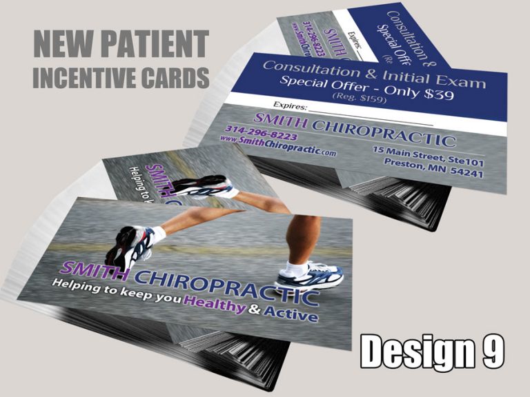 New Patient Incentive Card Design 9 - MORGAN PROFESSIONAL PRODUCTS