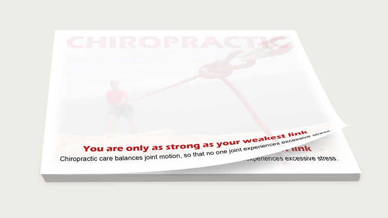 Engaging Chiropractic Notes -25 Pages per Pad
