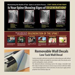 Chiropractic Wall Murals - Vibrant, Affordable